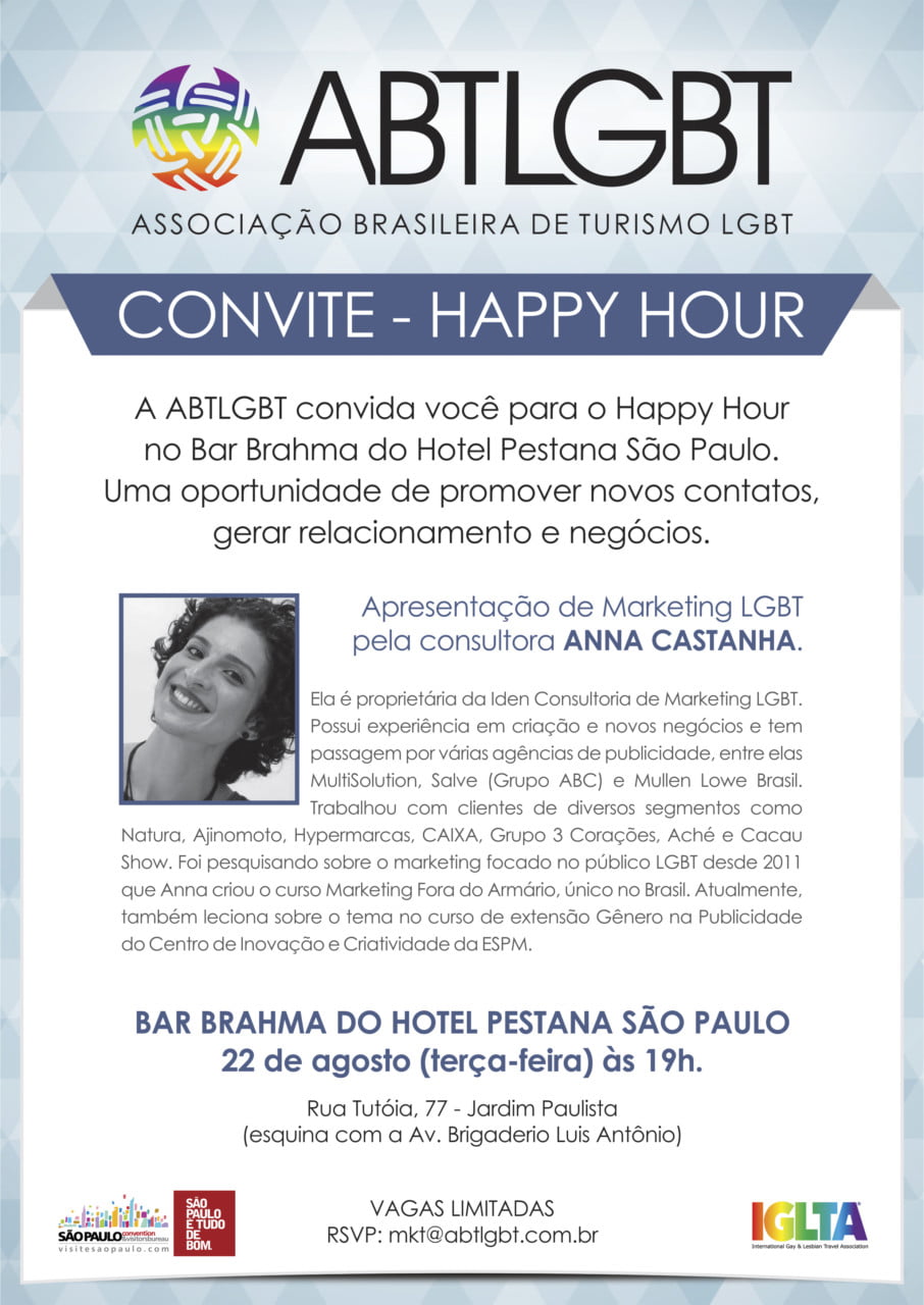 Happy Hour de networking da Câmara LGBT no Pestana - Câmara LGBT